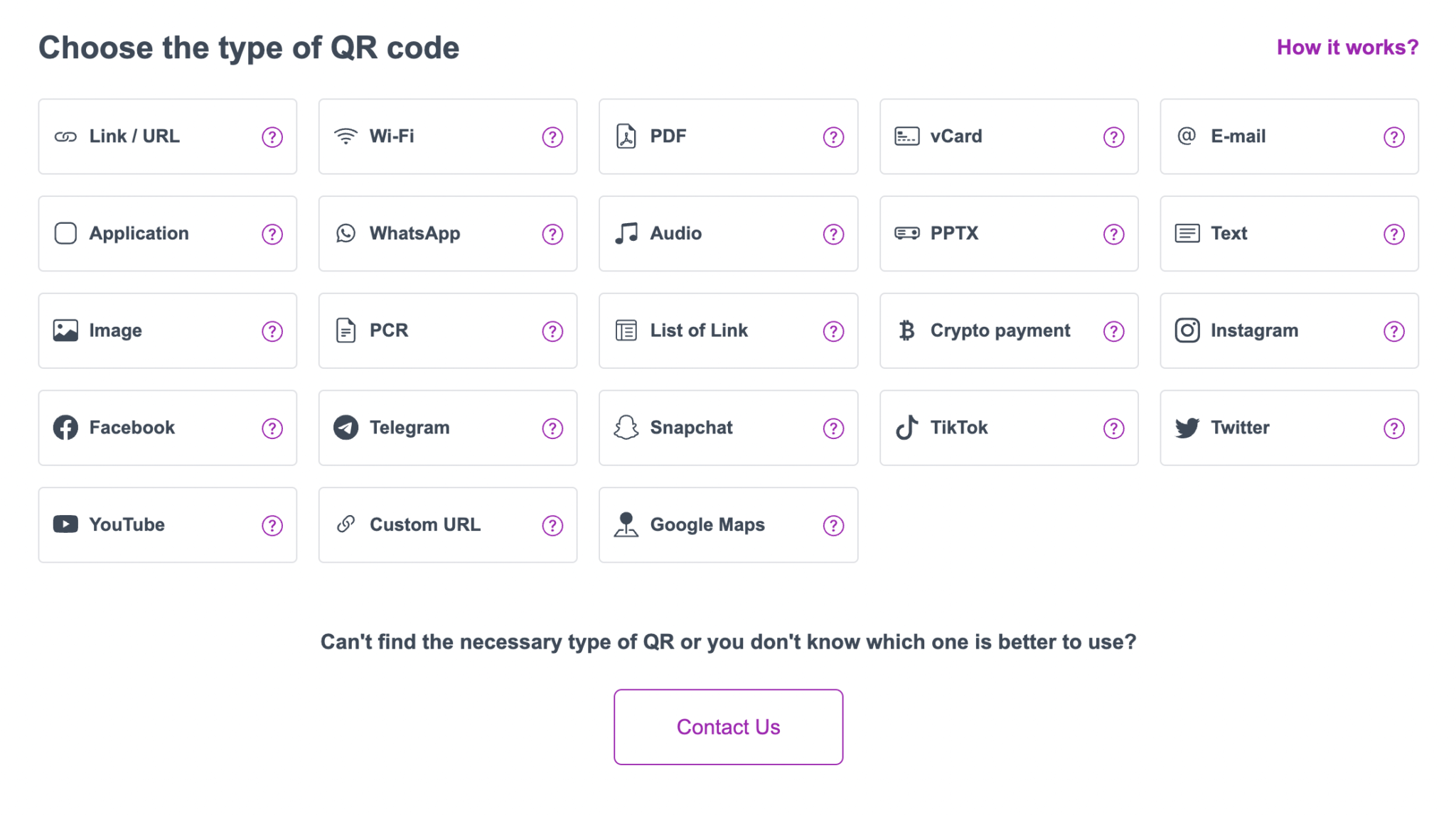 How to create a dynamic QR Code for an unknown destination URL